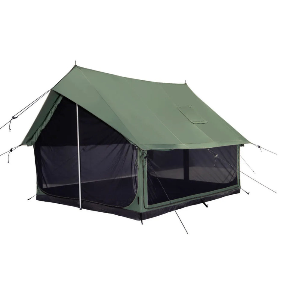 Rover scout tent forest green mesh closed from all sides
